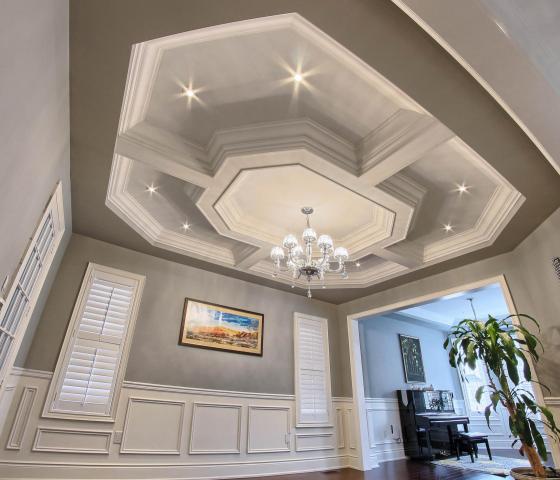 Waffle Ceiling Installation Toronto - Expert Crown Moulding